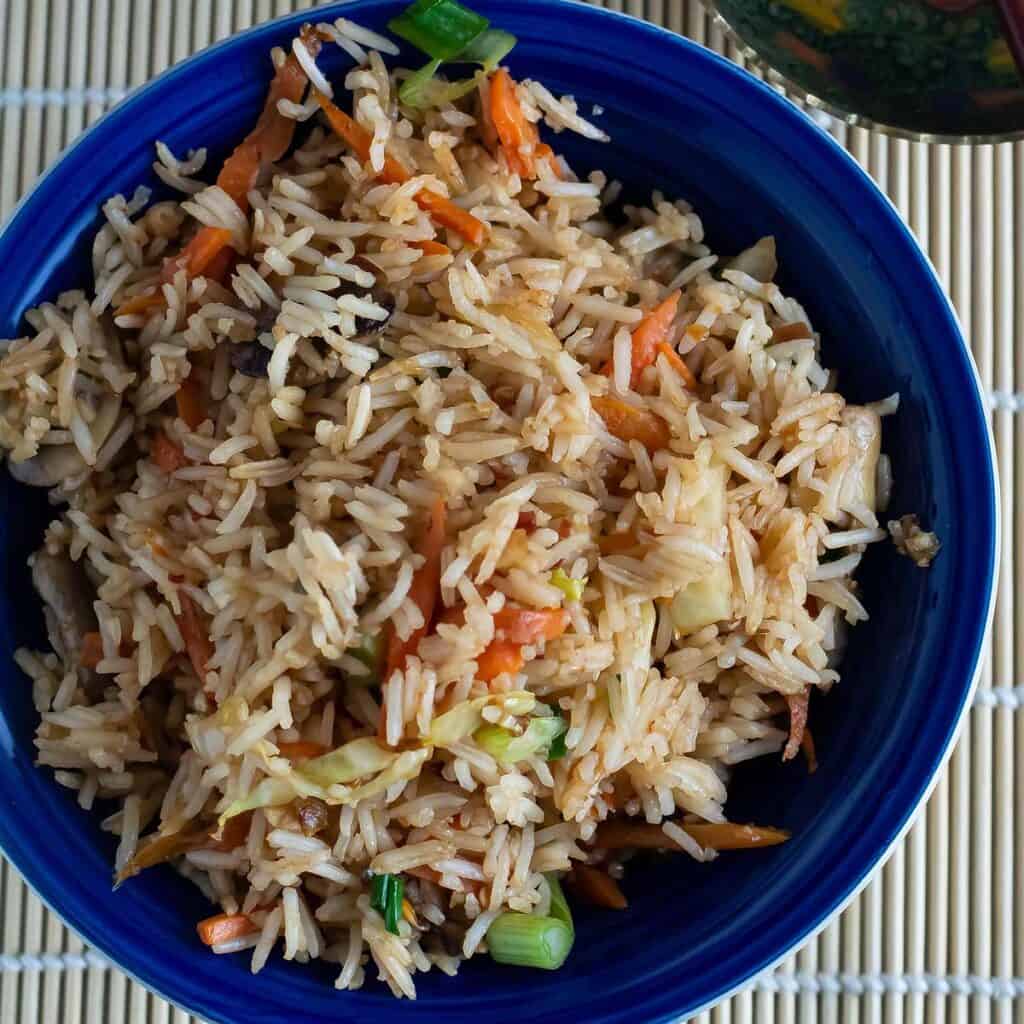 Schezwan Fried Rice Recipe - Pepper Bowl
