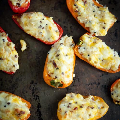 Cream Cheese Stuffed Mini Peppers