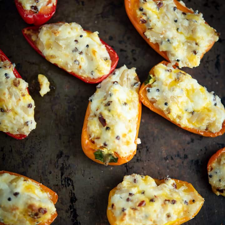 Cream Cheese Stuffed Mini Peppers