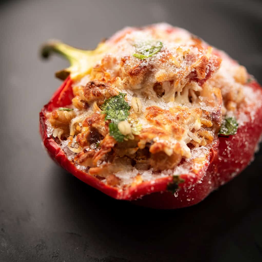 Turkey Stuffed Peppers - Pepper Bowl