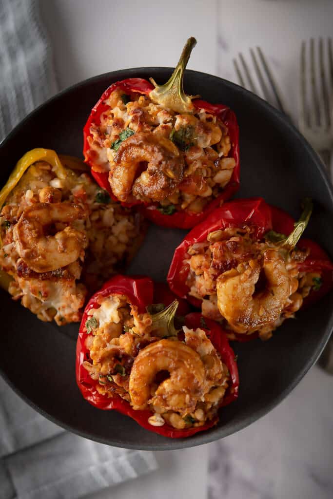 Seafood Stuffed Peppers
