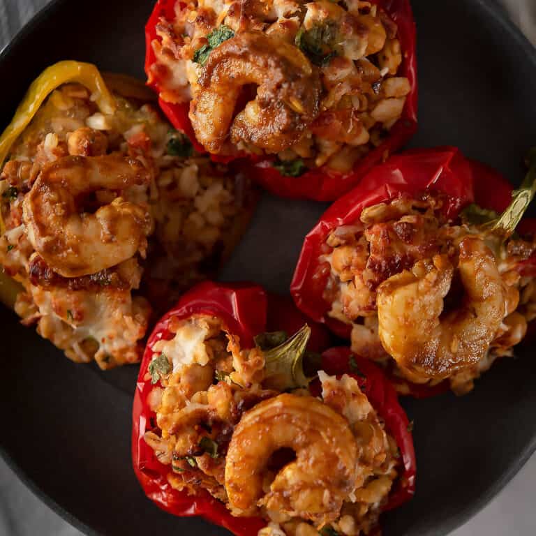 Seafood Stuffed Peppers