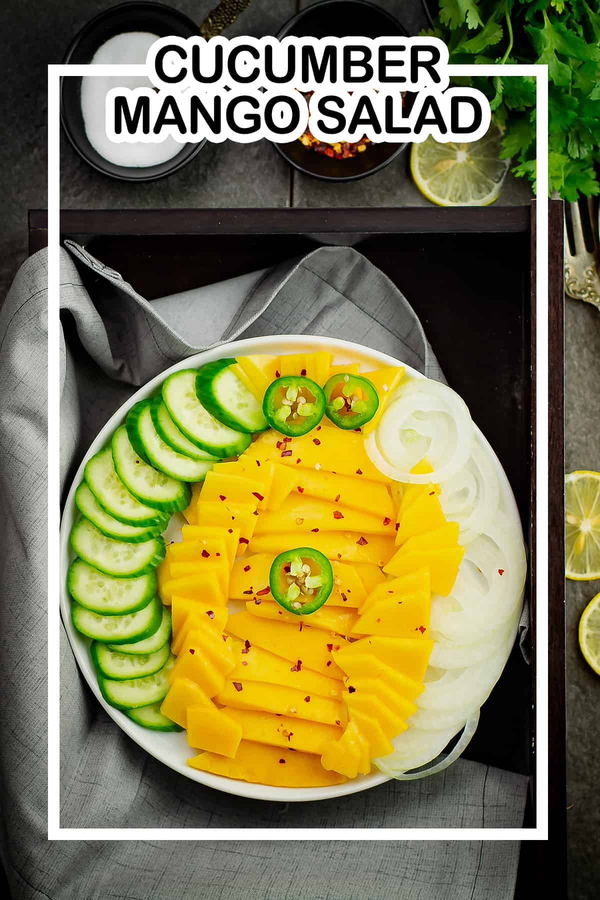 Cucumber mango salad - Pepper Bowl