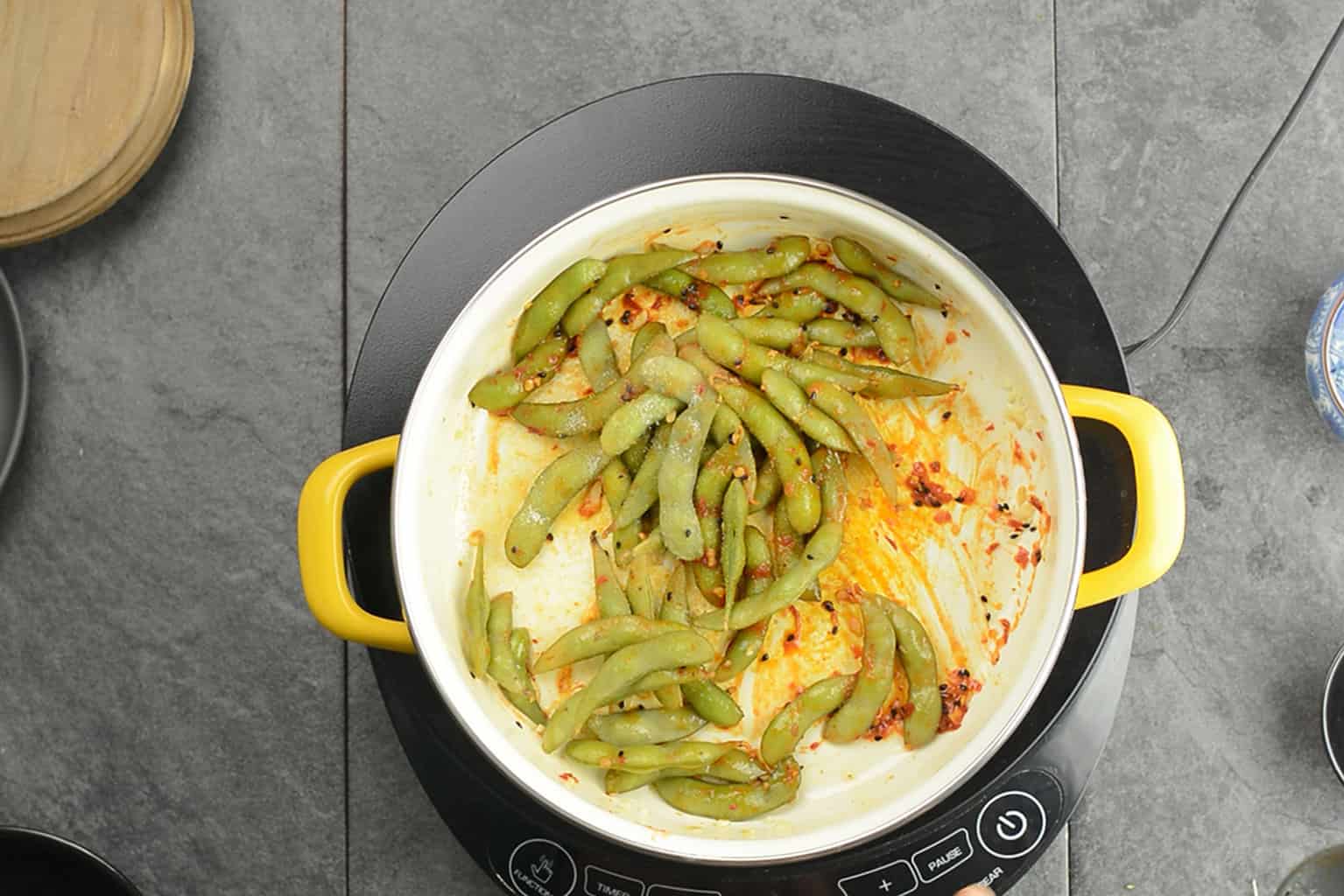 Spicy Edamame Recipe(Garlicky)
