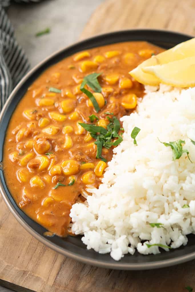 Corn Curry - {Simple & Tasty}