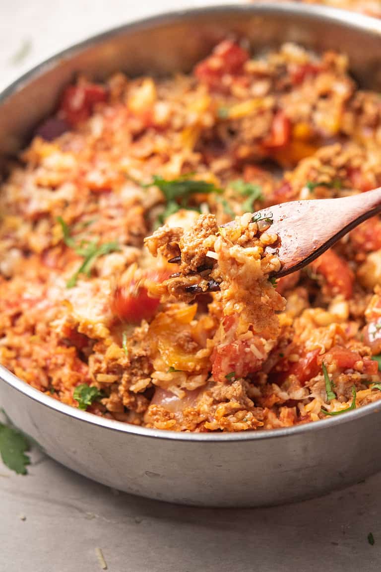 Deconstructed Stuffed Pepper - Easy One Pot Meal