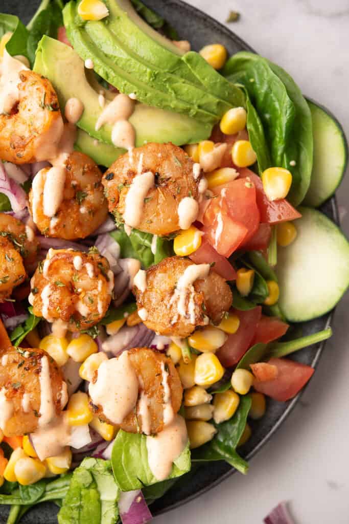 Cajun Shrimp Salad - Pepper Bowl