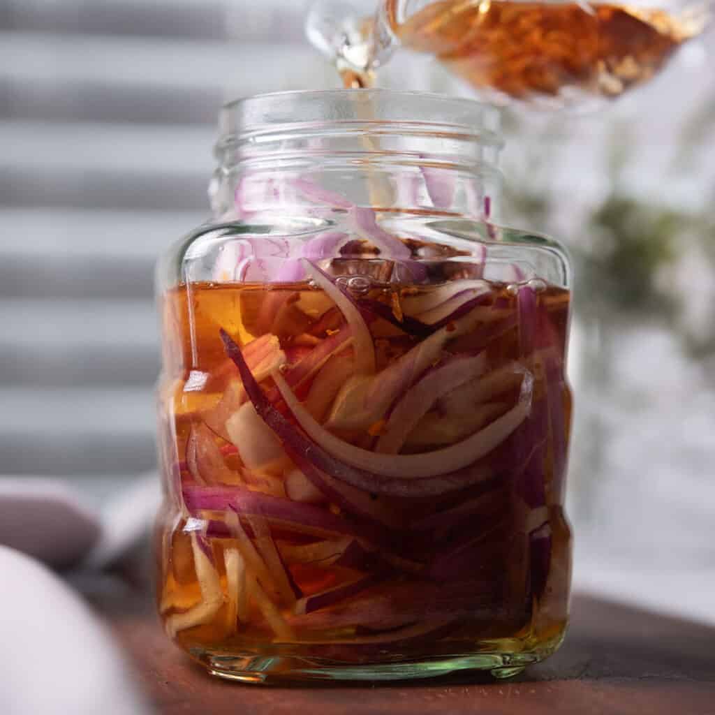 Spicy Pickled Onions - Pepper Bowl