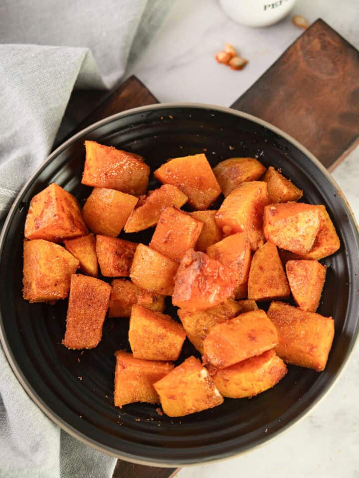 Spicy Roasted Butternut Squash - Pepper Bowl