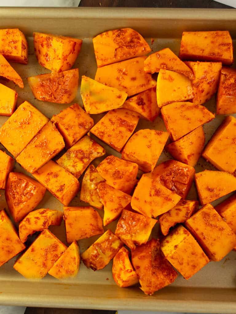 Spicy Roasted Butternut Squash - Pepper Bowl