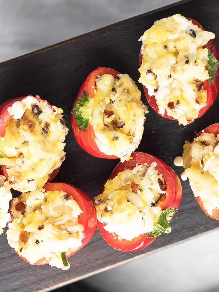 Stuffed Cherry Peppers - Pepper Bowl