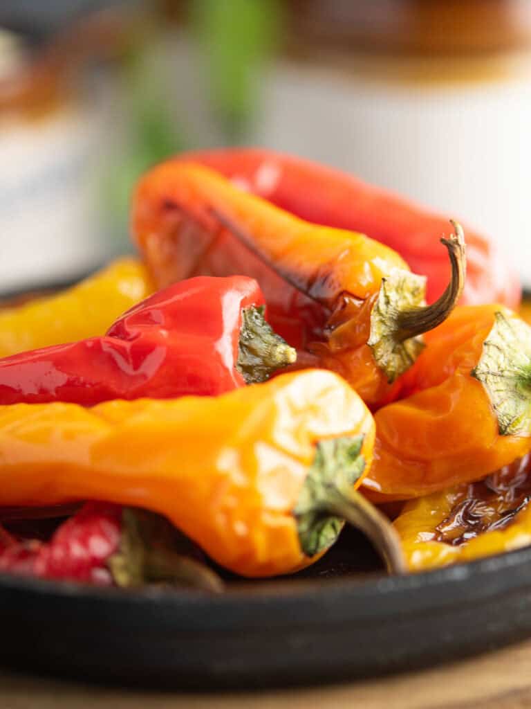 Roasted Mini Peppers - Pepper Bowl