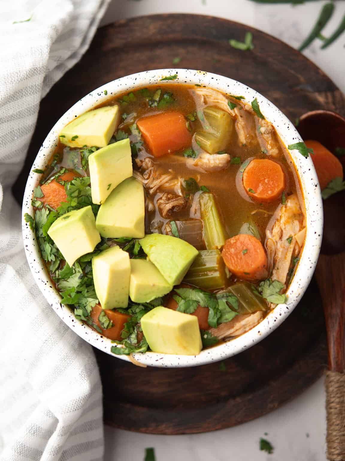 Cilantro Chicken Soup - Pepper Bowl