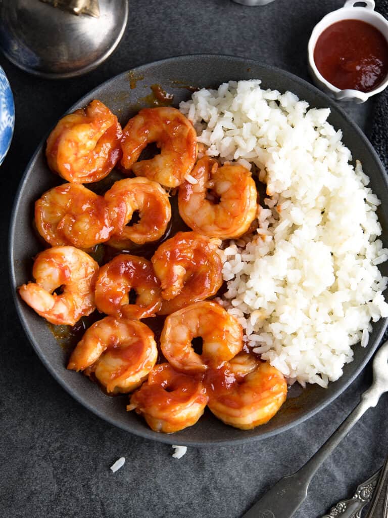 Honey Sriracha Shrimp - Pepper Bowl