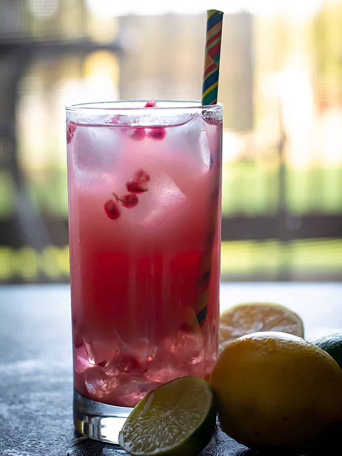 Pomegranate Spritzer Recipe - Pepper Bowl