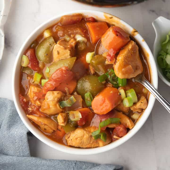 Cajun Chicken Stew - Pepper Bowl