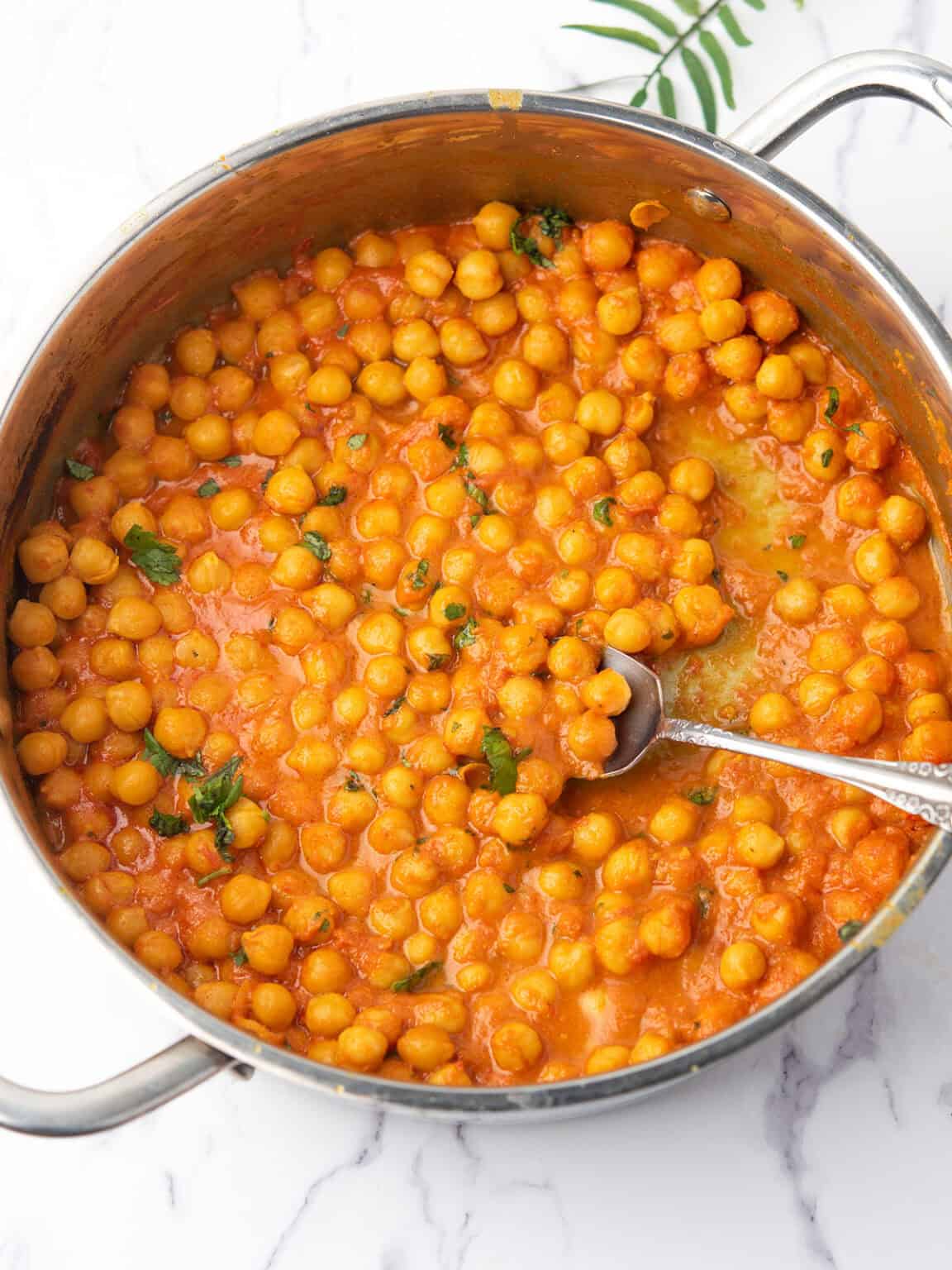 Chickpea Curry Without Coconut Milk - Pepper Bowl
